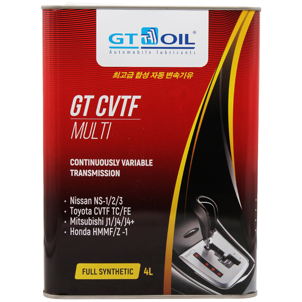 Масло трансмиссионное GT OIL GT CVTF Multi синтетика 4 л - купить по выгодной цене в интернет ...