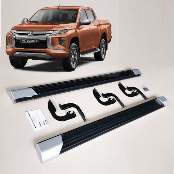 Пороги Elegance для Mitsubishi L200 2019 2020 2021 2022 DELUXAUTO ...