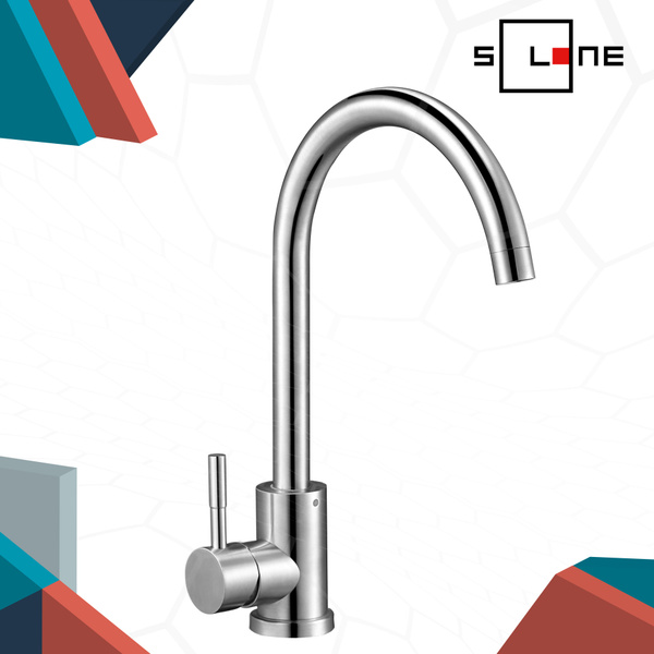 Смеситель для кухни, для кухонной мойки, кран для кухни, для раковины, EZA4-D090 из нержавеющей ...