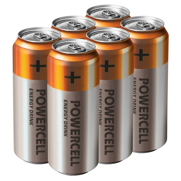 Энергетический напиток Powercell Mojito со вкусом мохито, 500 мл (6 шт) - купить с доставкой по ...