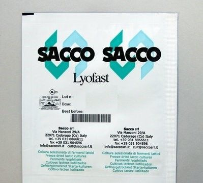 Закваска для сыра Lyofast MS 064 CM 5UC (на 250-1000 л, Sacco) - купить ...