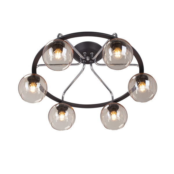 Люстра потолочная Vitaluce V43080-13/6PL, 6 ламп, E27 макс. 40Вт купить на OZON по низкой цене ...