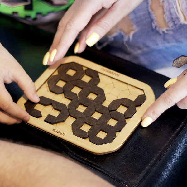 Цифры RADGER игра головоломка из дерева для детей и взрослых (IQ пазл ...