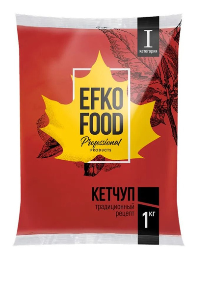 КЕТЧУП томатный professional первая категория балк 1 кг. EFKO FOOD ...