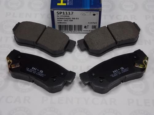 Колодка дискового тормоза зад. Sangsin SP1117 - Sangsin Brake арт ...