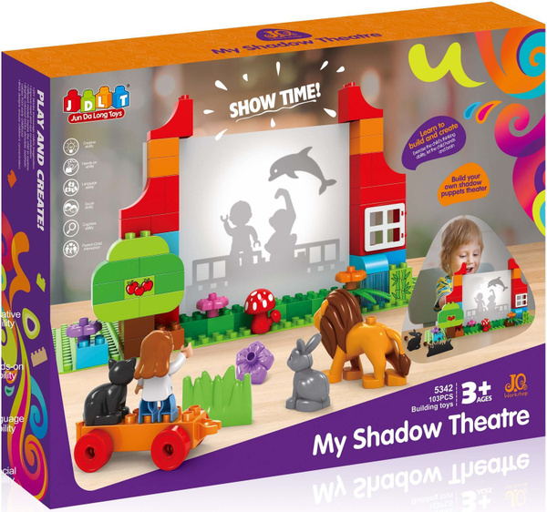 Конструктор JDLT Театр теней, 103 детали, для мальчика, 152863 купить на OZON по низкой цене ...