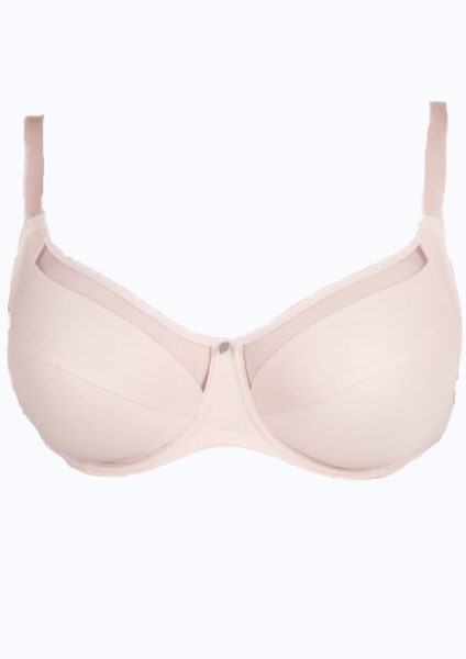 Бюстгальтер Женский Milavitsa на косточках, размер 85C бежевый Полиамид Беларусь Крючки ...