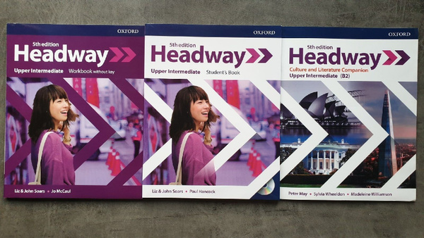 Headway Upper intermediate 5-th edition Пятое издание Комплект Учебник+Тетрадь+Дополнительные ...