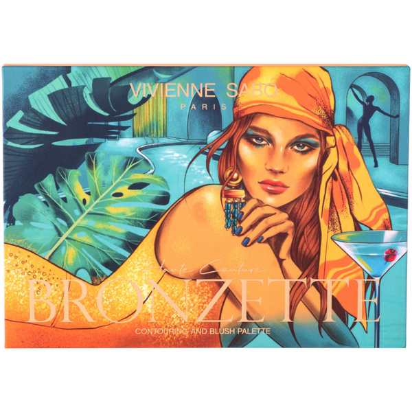 Палетка для лица Vivienne Sabo Haute Couture Bronzette, хайтайтеры ...
