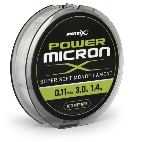 Монофильная леска для рыбалки MATRIX Power Micron по 100 м купить c ...