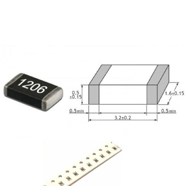 Конденсатор керамический SMD 1206 22мкФ 16В X5R, 22uF 25V ...