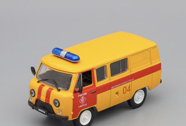 Модель коллекционная автомобиля УАЗ 3909 Аварийная газовая служба / масштаб 1:43 - купить с ...