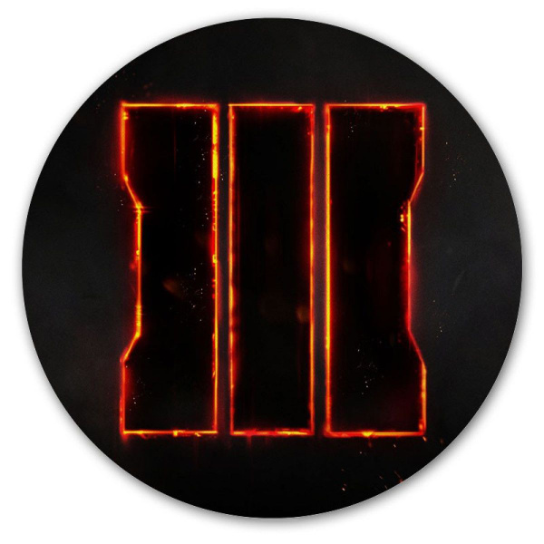 Коврик для мышки круглый Call of Duty BOIII Logo - купить с доставкой ...