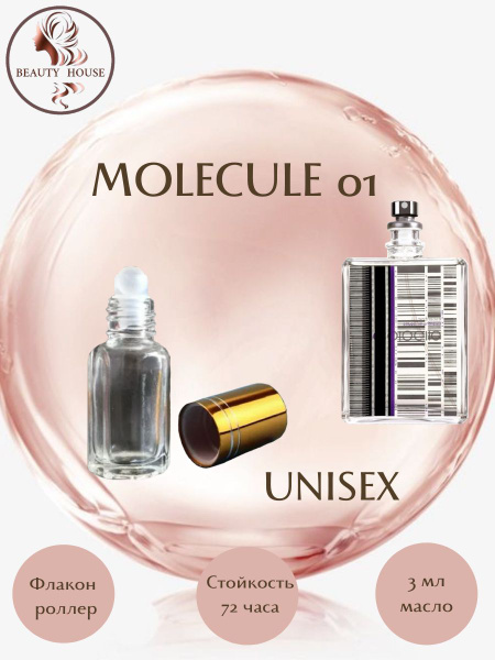 Духи масляные Beauty House MOLECULE 01/Молекула 01/масло 3 мл - купить ...