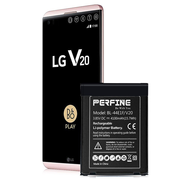 Perfine Аккумулятор V20 4100 мАч BL-44E1F Совместимость с LG V20 H910 H915 Батарея купить на ...