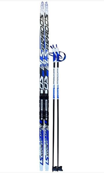 Лыжный комплект 200 BRADOS LS Sport STEP ( лыжи 200 см, палки 150см ...