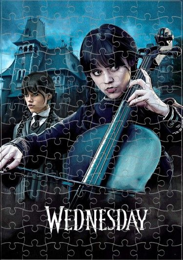 Пазл MIGOM детям принт А4 "Уэнсдэй, Wednesday" - WD0006 - купить с ...