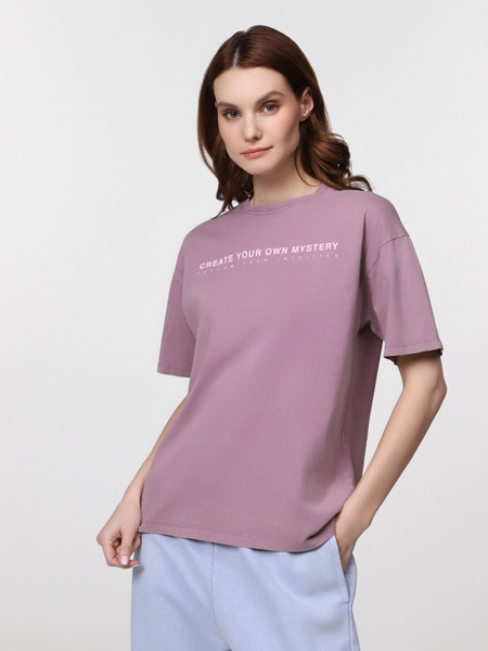 Футболка Pull&Bear, размер 40, 42, цвет розовый, 100% хлопок - купить по выгодной цене в ...