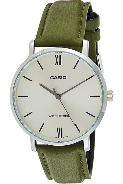 Кварцевые мужские наручные часы Casio Collection Mtp Vt01l 3b на кожаном ремешке купить с