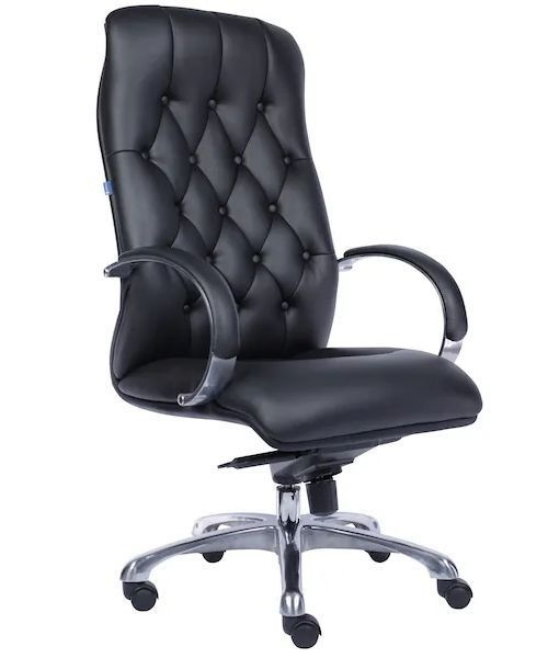 Офисное кресло Everprof EP-leo black CF PU black_1 - купить по выгодным ценам в интернет ...