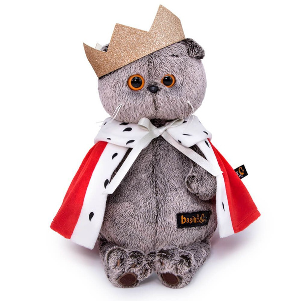 Мягкая игрушка Budi Basa Ks22-159 Кот Басик царь, 22 см - купить с доставкой по выгодным ценам в ...