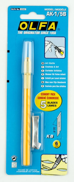 Нож перовой OLFA AK-1/5B купить на OZON по низкой цене (925707942)