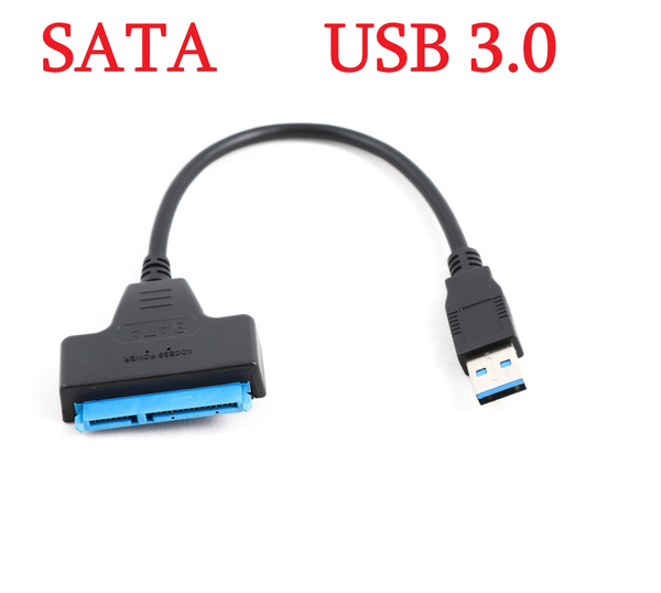 Кабель переходник USB 3.0 - SATA lll HDD / SSD адаптер для внешнего ...