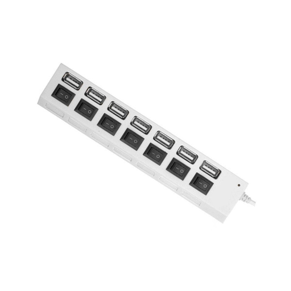Мультиадаптер USB Hub 2.0 Splitter с переключателем, совместимым с ПК ...