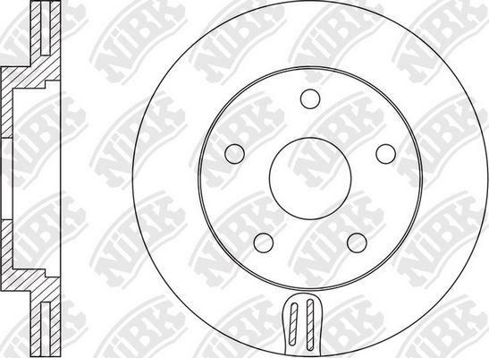 rn1568v диск тормозной перед NIBK RN1568 - купить по низкой цене в ...