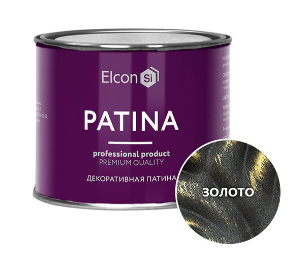 Декоративное покрытие Elcon 92000 Быстросохнущая, Теплоизоляционная, Акриловая, золотой - купить ...