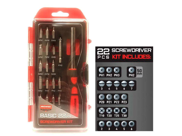 Набор бит с отвёрткой Birchwood Casey Basic Screwdriver Kit, 22шт. купить на OZON по низкой цене ...