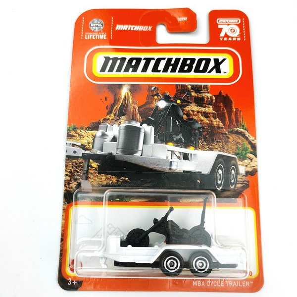 Машинка 2023 matchbox 30782 1:64 MBX CYCLE TRAILER Die cast alloy car ...