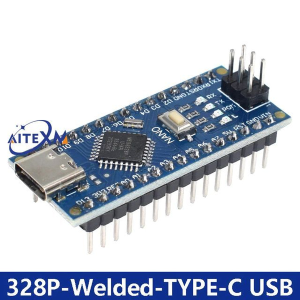 Arduino Nano Type C V30 Atmega328p пины припаяны купить на Ozon по низкой цене в Беларуси