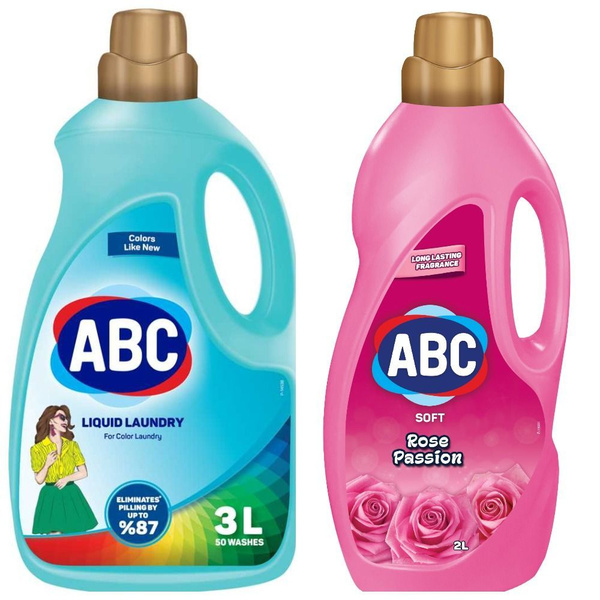 ABC Стиральный порошок 5000 г 40 стирок Для деликатных тканей, Для ...