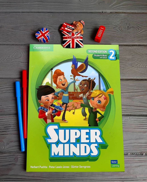 Super Minds 2 комплект SECOND EDITION Student's book + Workbook + ОНЛАЙН КОД - купить с ...