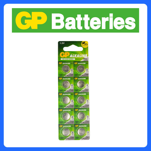 GP Батарейка LR54 (LR1130, V10GA, AG10, G10, RW49), Щелочной тип, 1,5 В ...