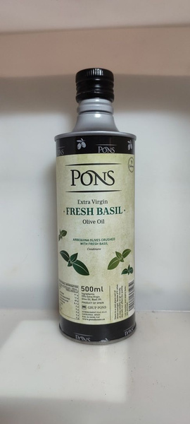 Оливковое масло с базиликом Pons Extra Virgin Fresh Basil (Свежий ...