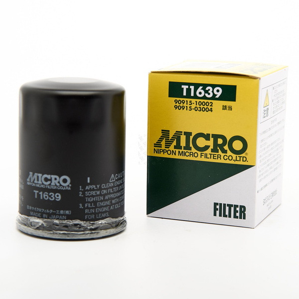Фильтр масляный Micro Япония T1639 Nissan Note 1.4 Primera Suzuki Jimny Grand Vitara Toyota ...