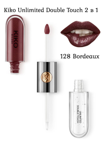 Kiko Роскошная стойкая помада - блеск для губ Unlimited Double Touch в ...