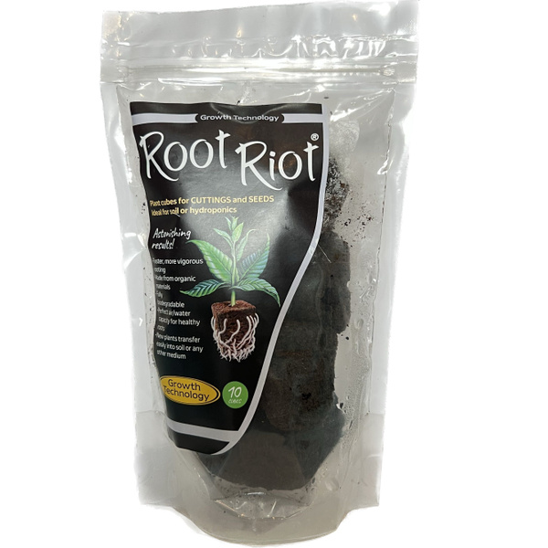 Органических кубики Root Riot (RootRiot) - пробки из компоста для проращивания, черенкования ...