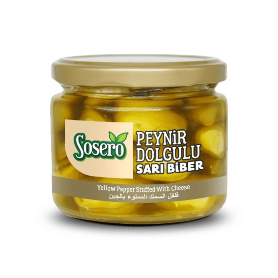 SOSERO Желтый Перец Фаршированный Сыром 290 гр. - купить с доставкой по ...