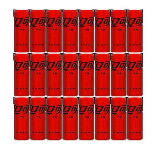 Газированный напиток Coca Cola Zero Кока Кола Зеро 24 шт 330 мл