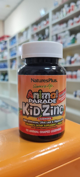 Nature's Plus Animal Parade Kid Zinc 90 lozenges, Цинк для детей 90 ...