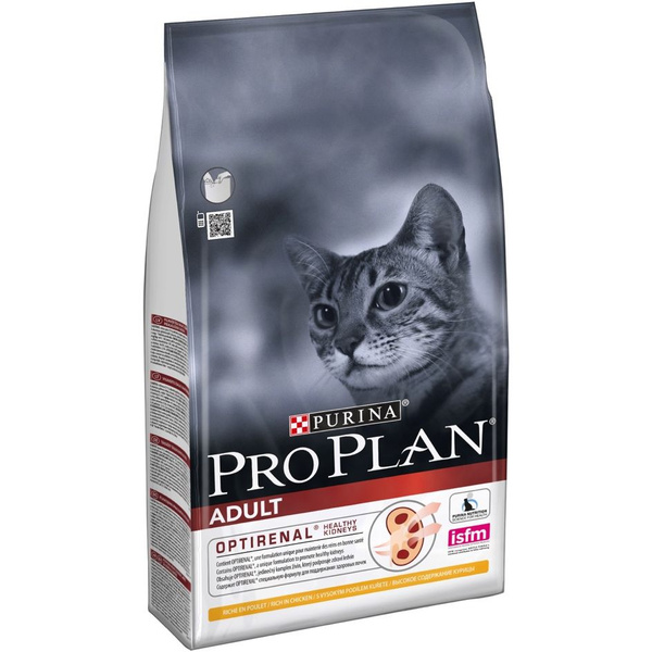 PRO PLAN для кошек сухой 1,5кг Adult Курица - купить с доставкой по ...