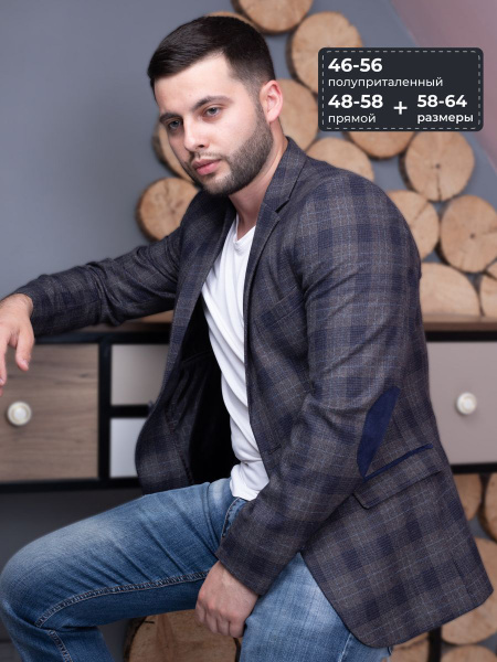 Пиджак PAOLO MARK - купить с доставкой по выгодным ценам в интернет-магазине OZON (1352434979)