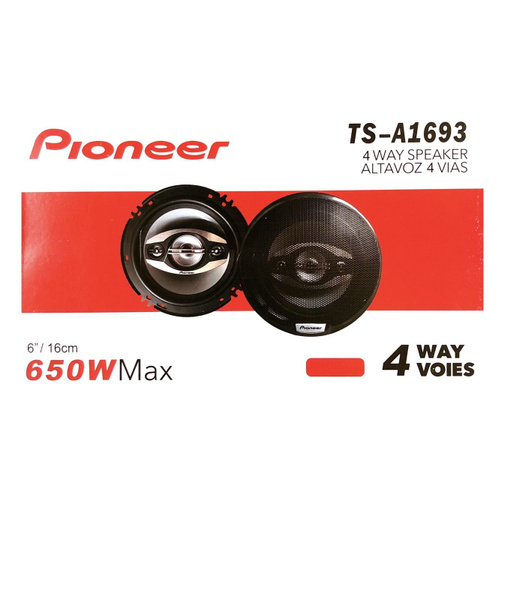 Автомобильные колонки Pioneer TS-A1693 16см четырехполосные ...