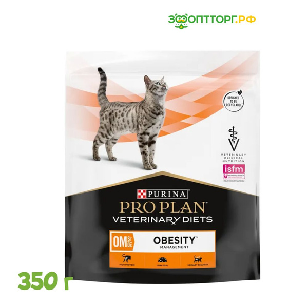 Сухой корм Pro Plan Veterinary Diets OM Obesity Management для кошек ...