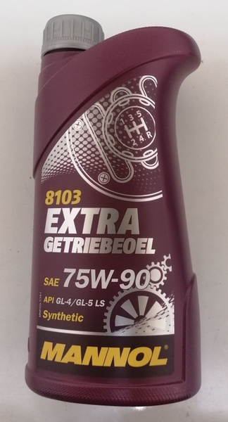 Масло трансмиссионное MANNOL Extra Getriebeoel SAE 75W-90 - купить по выгодной цене в интернет ...