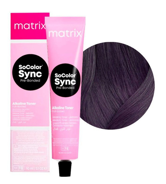 MATRIX SoColor Sync Pre-Bonded Натуральные оттенки, 90 мл 5VA Светлый ...