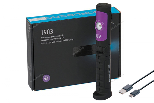 Фонарь светодиодный УФ, аккумуляторный, 3,6 В NORDBERG 1903 Название купить на OZON по низкой ...